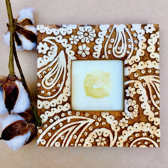 Accents | Carved Wood Batik Frame | Poshmark